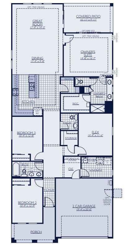 Floor Plan #4684 | Sienna Hills | Buckeye | Phoenix | William Ryan Homes